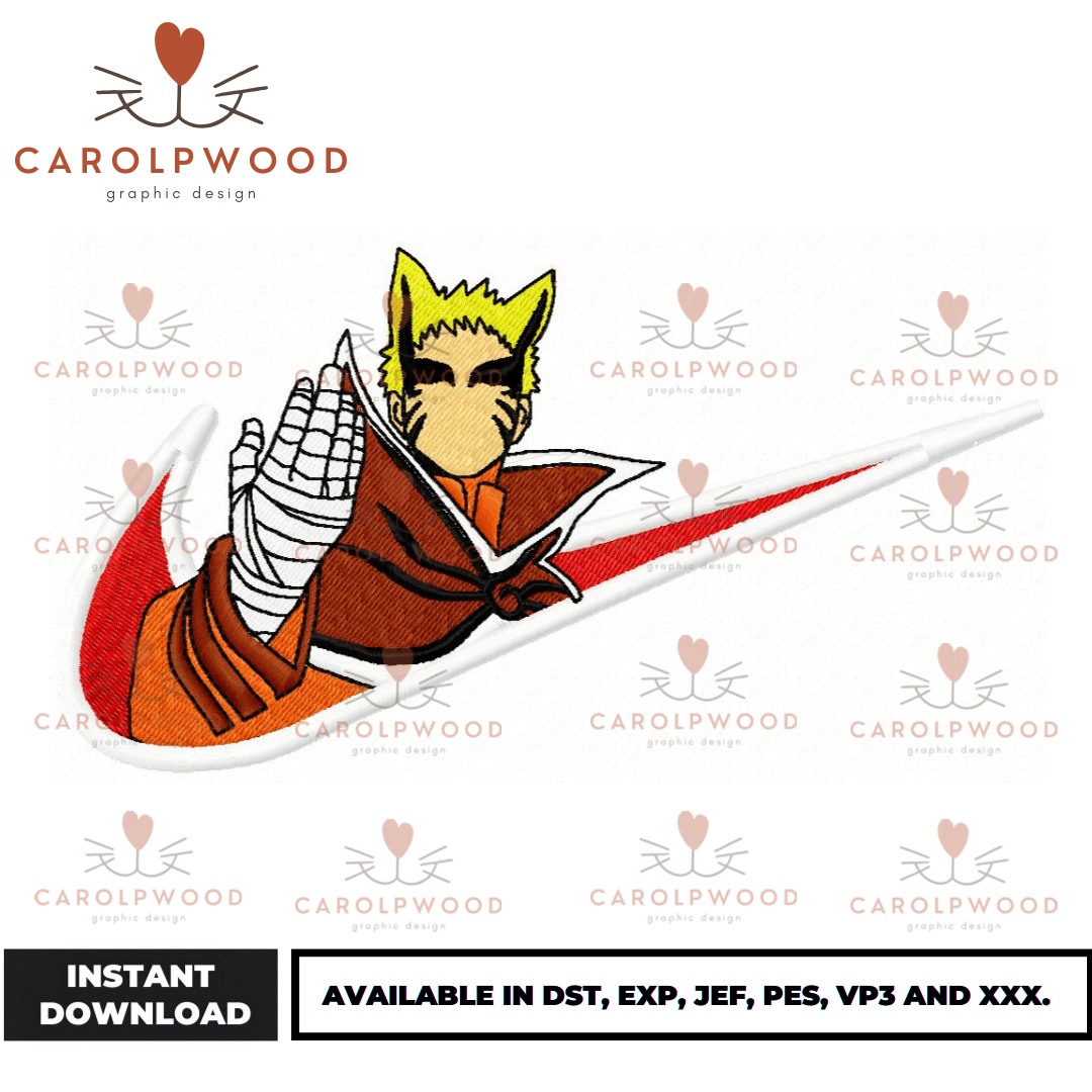 Anime Nike Logo, Anime Embroidery, Nike Anime, Nike Logo Ani - Inspire ...