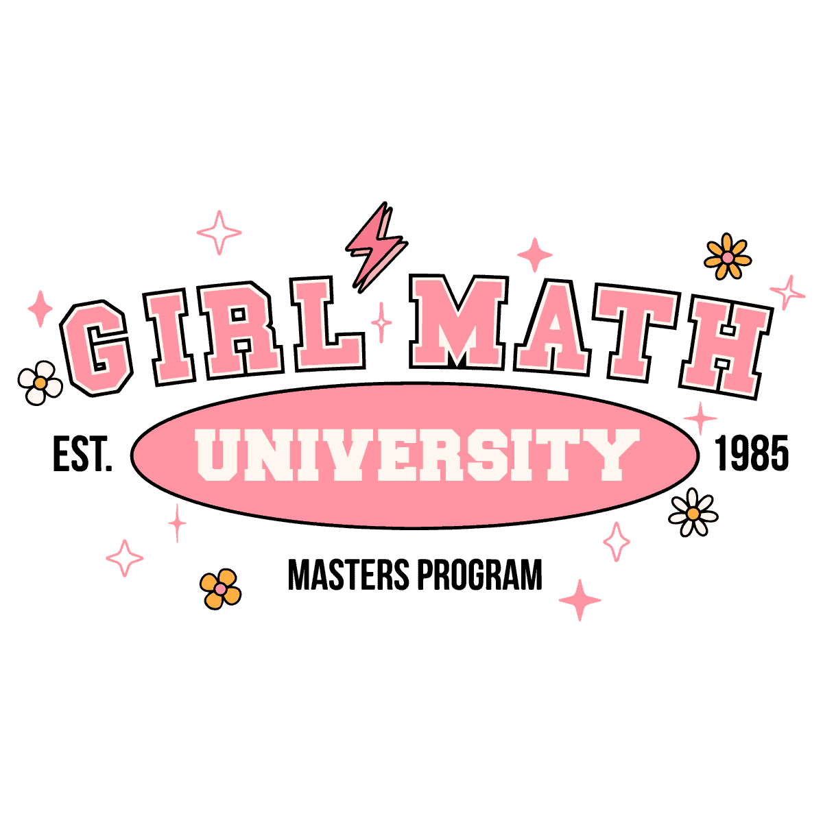 Girl Math University Est 1958 SVG - Inspire Uplift