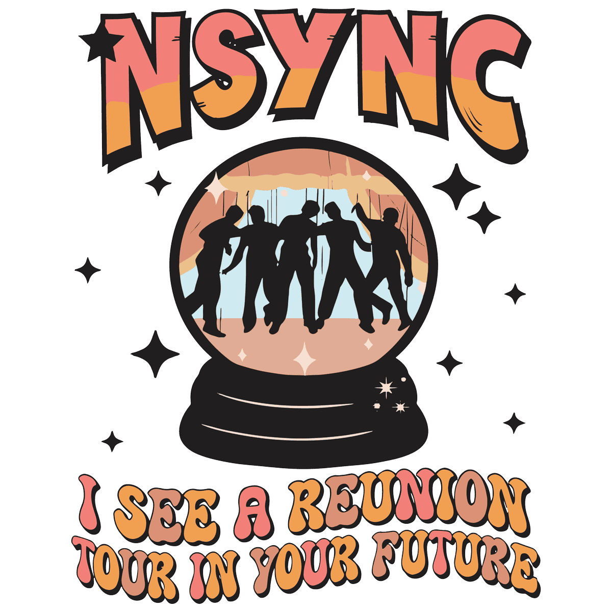 Nsync I See A Reunion Tour In Your Future SVG Design File | Inspire Uplift