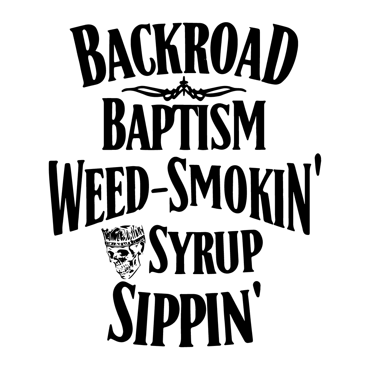 Vintage Backroad Baptism Jelly Roll Tour SVG Digital File | Inspire Uplift