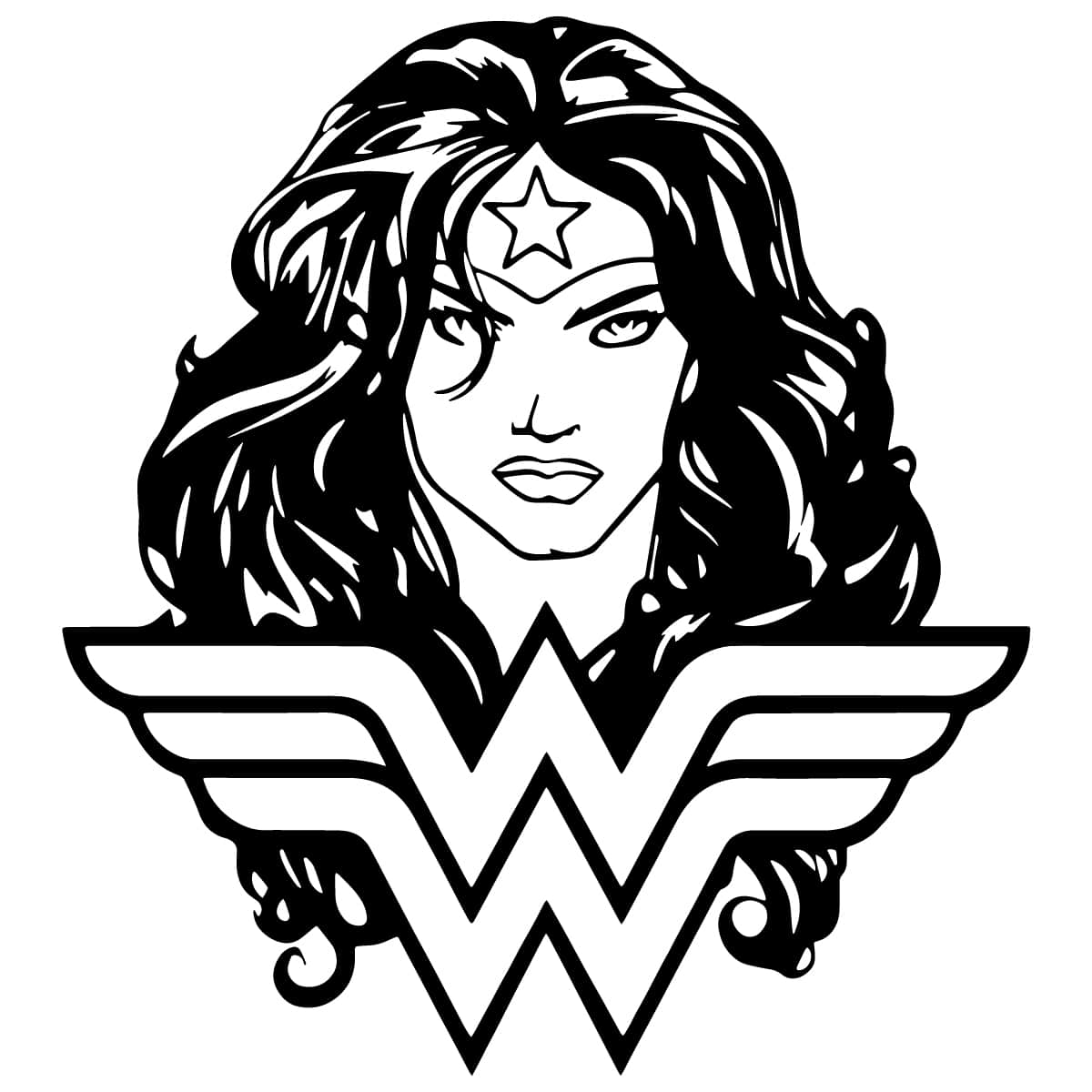 Wonder Woman SVG Dc Comics SVG Movie SVG Diana Prince SVG St - Inspire ...