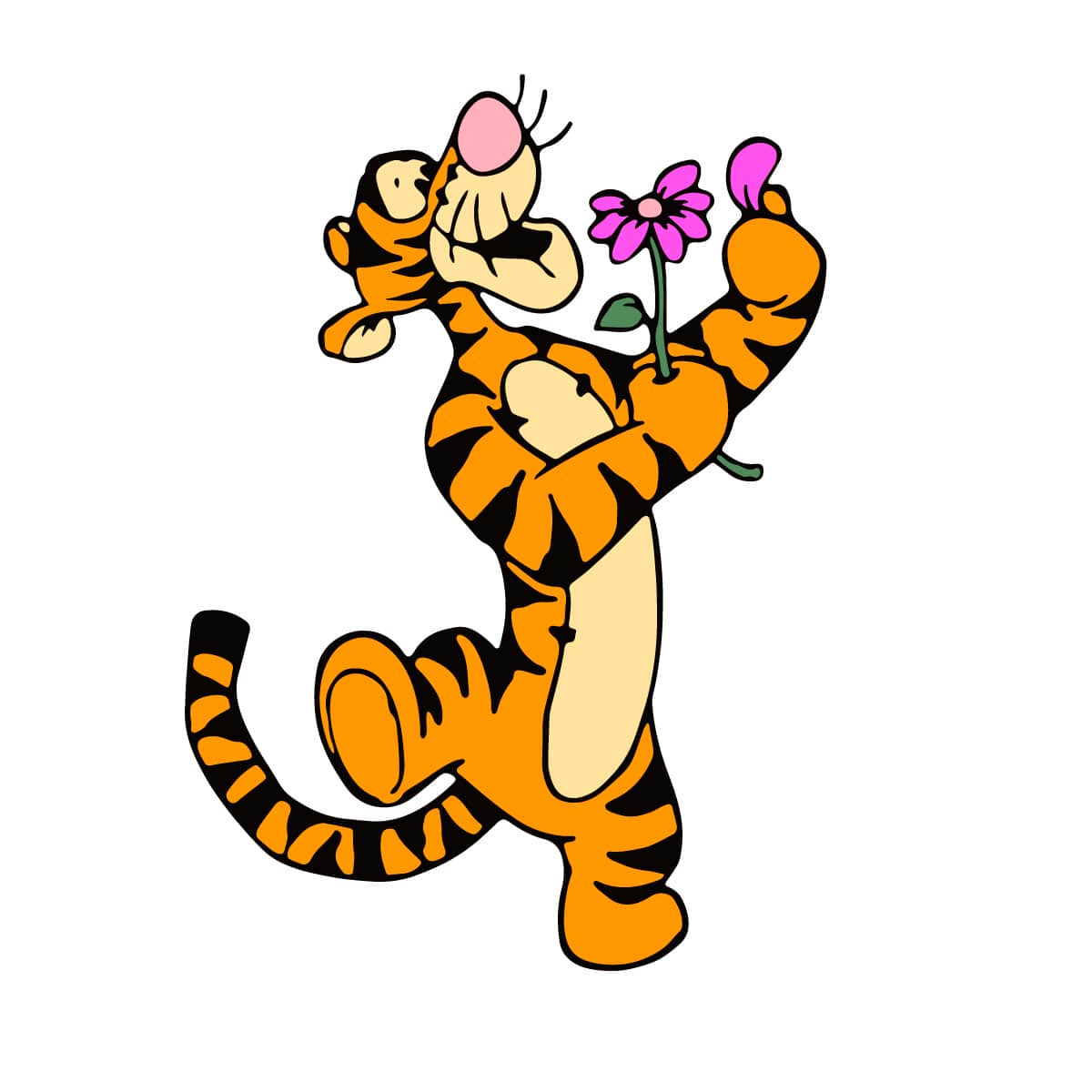 Tigger Flower Winnie The Pooh SVG PNG Disney SVG Tigger SVG | Inspire ...