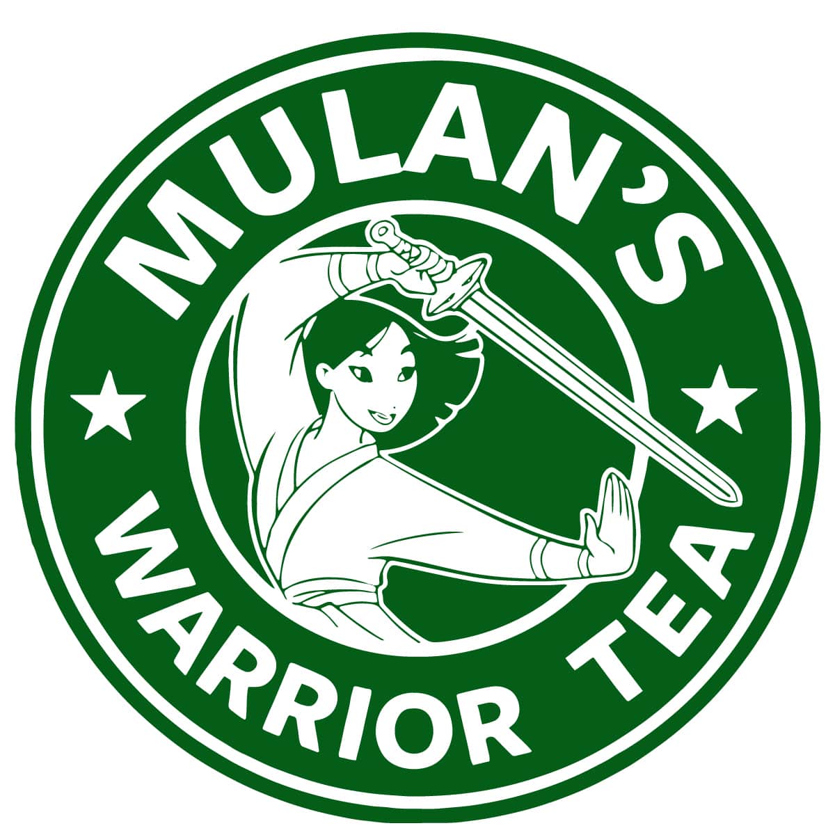 Mulan Starbucks Coffee SVG Princess Mulan SVG Disney Starbuc - Inspire ...
