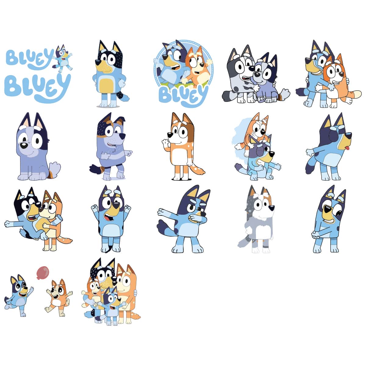 Bluey SVG Bluey Vector Bluey Heeler SVG Bluey Cutfile Bluey | Inspire ...