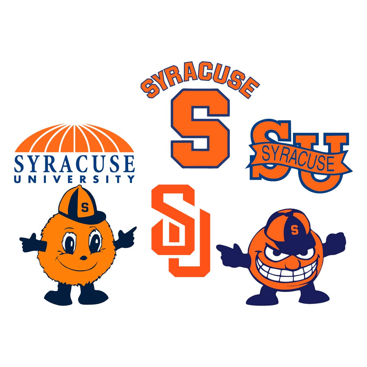 Syracuse University Bundle SVG Syracuse Orange SVG Basketbal | Inspire ...