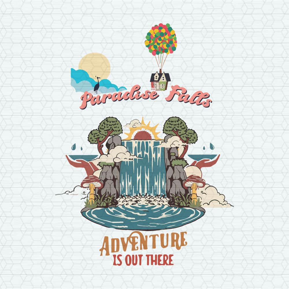 Paradise Falls Pixar Up Adventure Is Out There PNG | Inspire Uplift