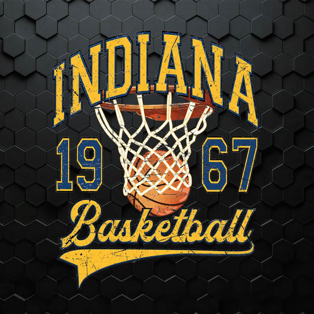 Vintage Indiana Basketball 1967 PNG - Inspire Uplift