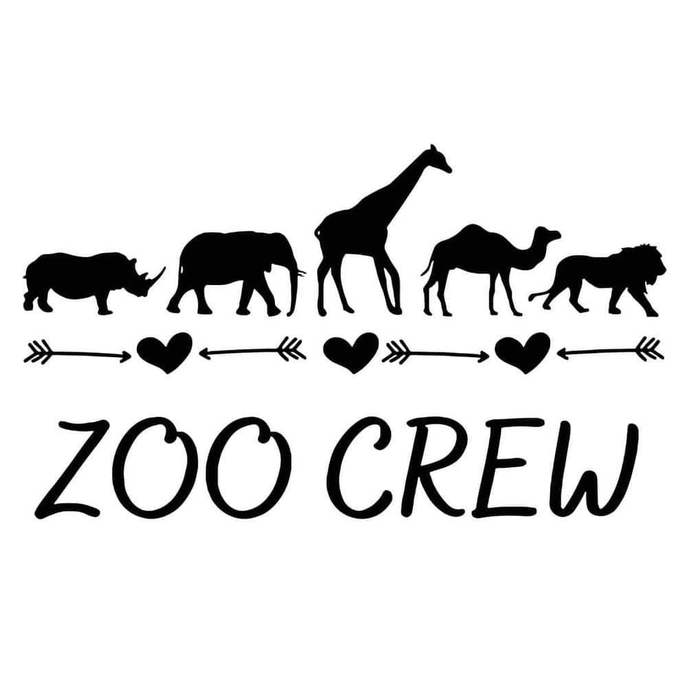Zoo Crew SVG Clip Art Teacher SVG | Inspire Uplift