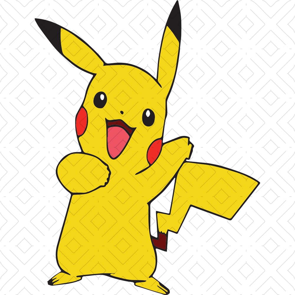 Cute Pikachu SVG, Pikachu SVG, Pokemon SVG - Inspire Uplift