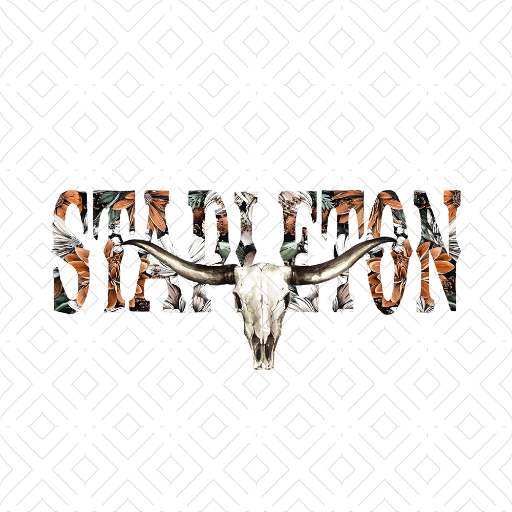 Chris Stapleton Western Bull Skull PNG Download Files - Inspire Uplift