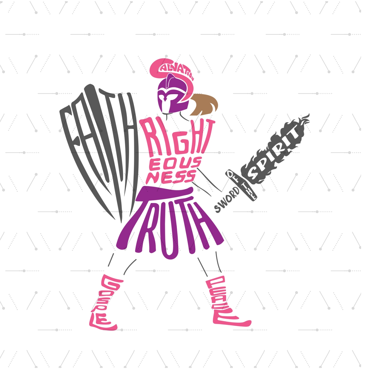 Armor of God Svg, Shield of Faith Svg, Sword of the Spirit s - Inspire ...