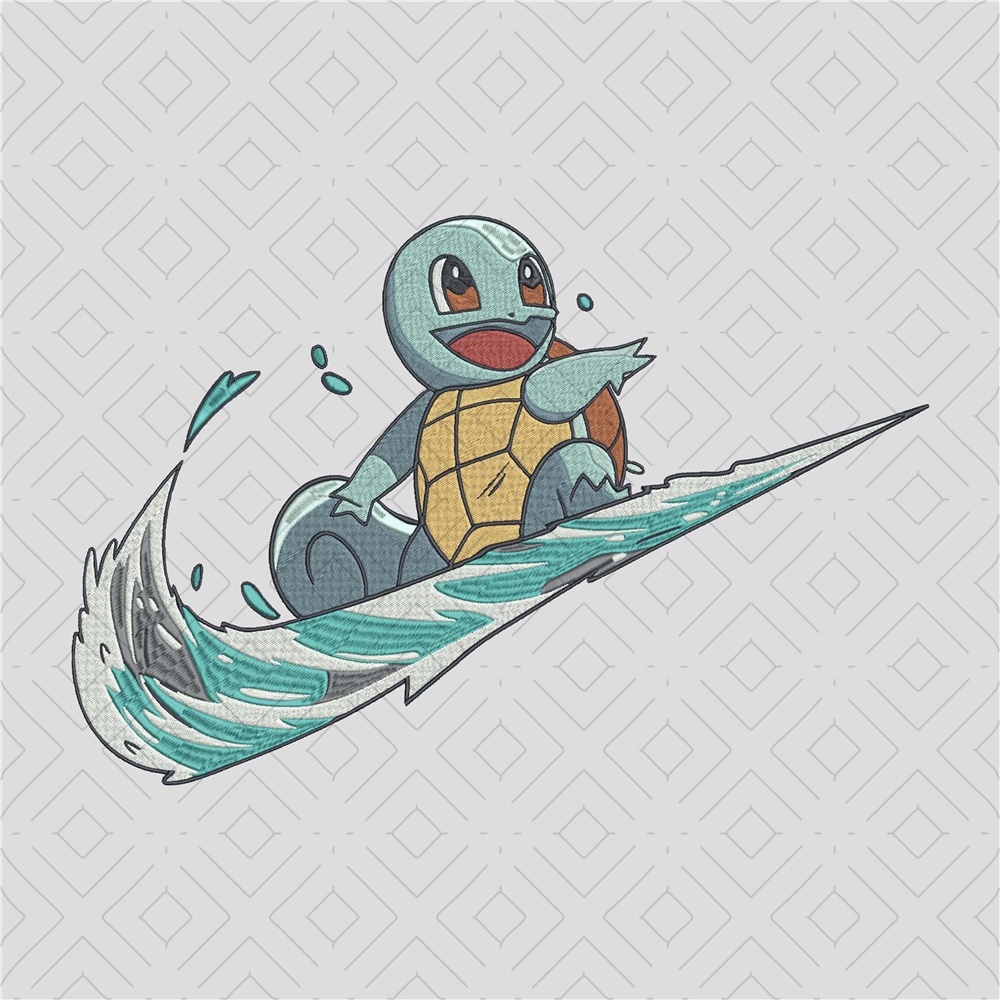 SQUIRTLE EMBROIDERY DESIGNS PES DST JEF FILES INSTANT DOWNLO | Inspire ...