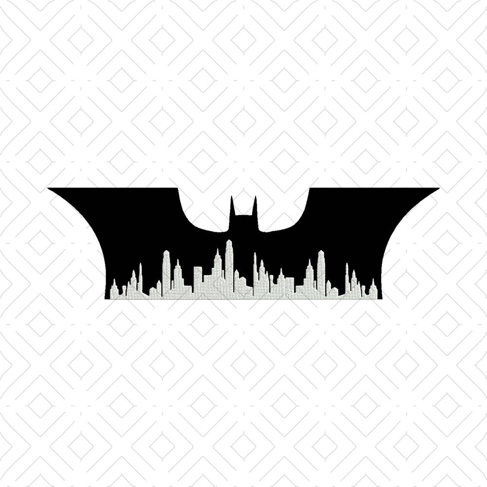 Batman Logo embroidery design, Batman Logo embroidery, logo | Inspire ...