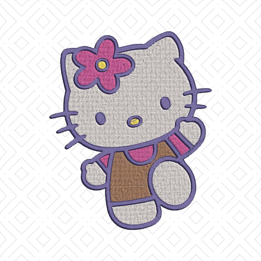 Hello kitty embroidery design, Kitty embroidery, Embroidery | Inspire ...