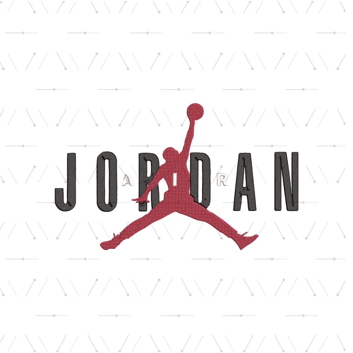 Air Jodan Logo Embroidery, Michael Jordan Embroidery, Basket | Inspire ...
