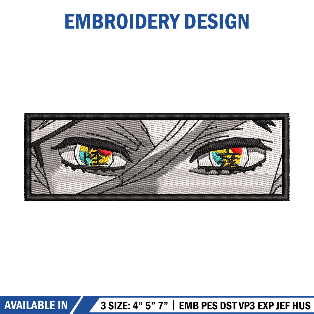 Douma eyes embroidery design, Douma embroidery, Anime design - Inspire ...