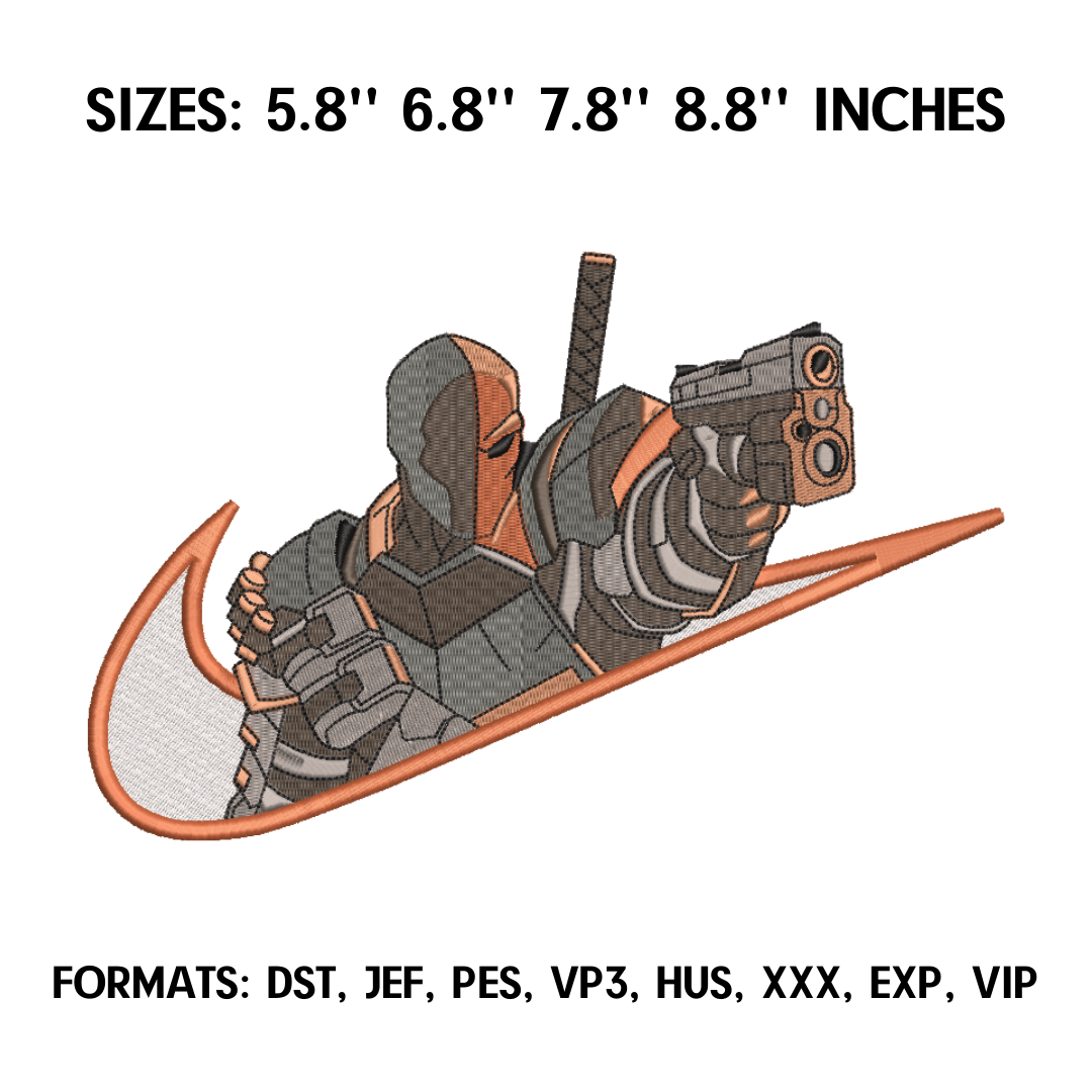 Deathstroke Embroidery Design File, Marvel Embroidery Design | Inspire ...
