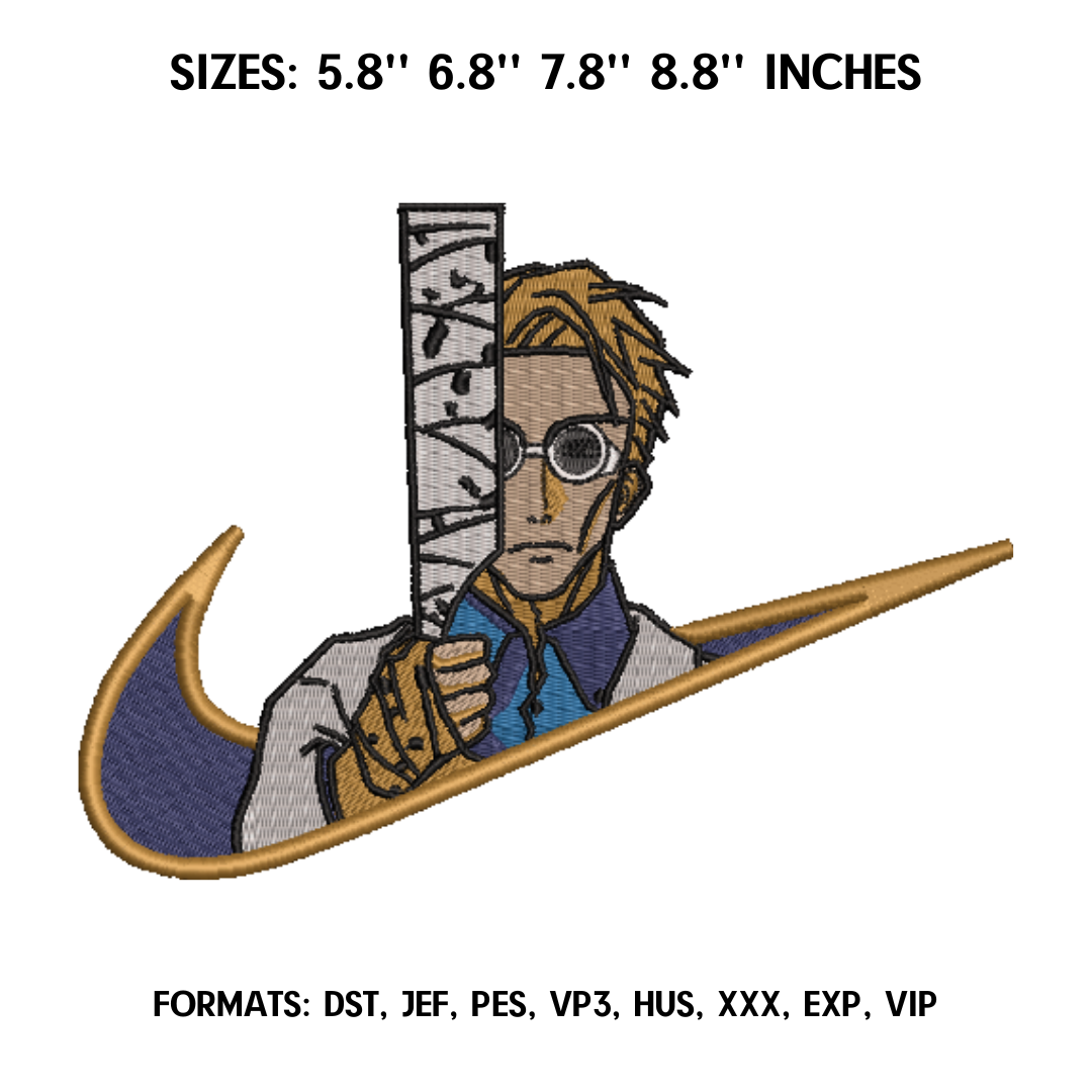 Nanami Kento embroidery design, Jujutsu Kaisen Anime Embroid | Inspire ...