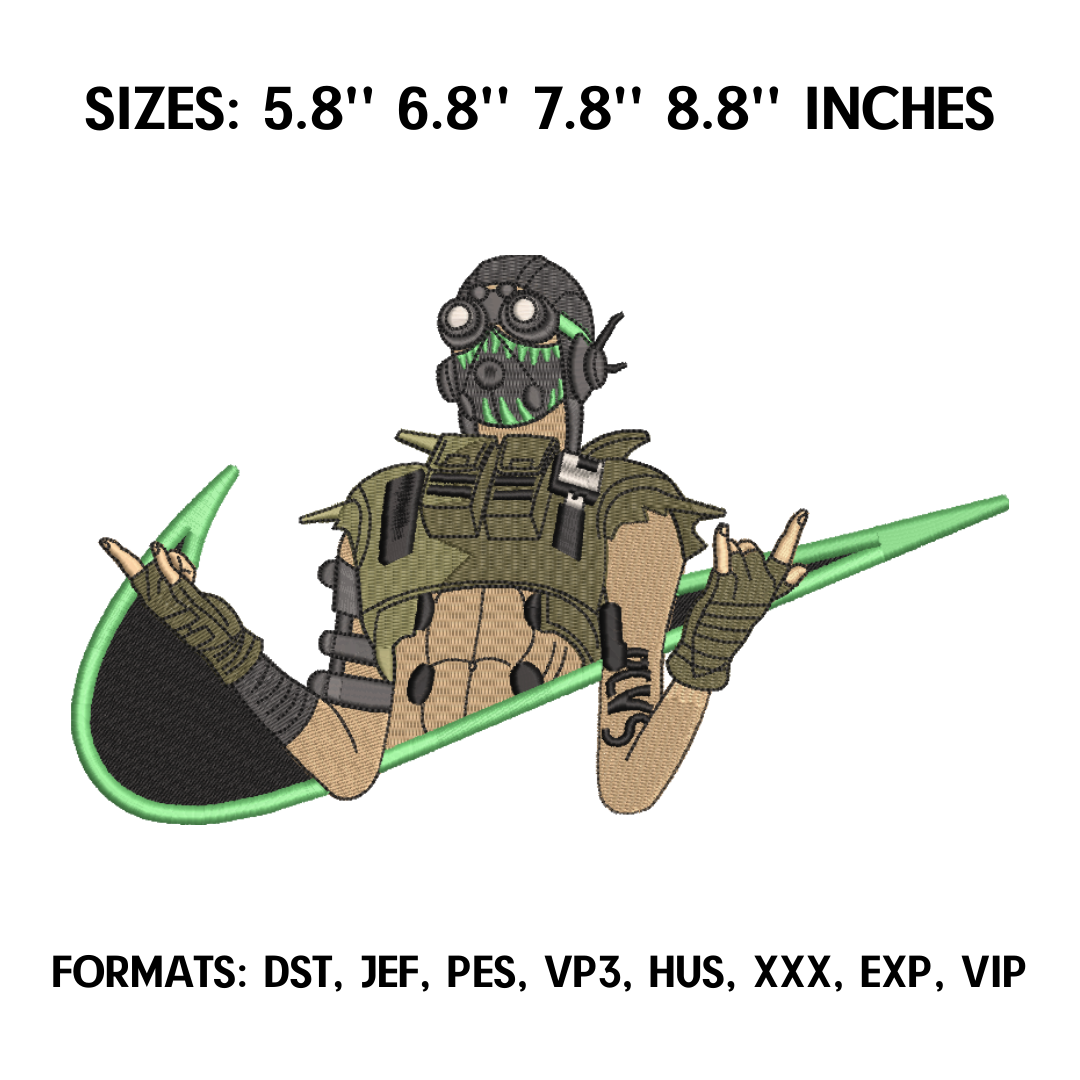 Octane Embroidery Design File, Apex Legends Embroidery Desig | Inspire ...