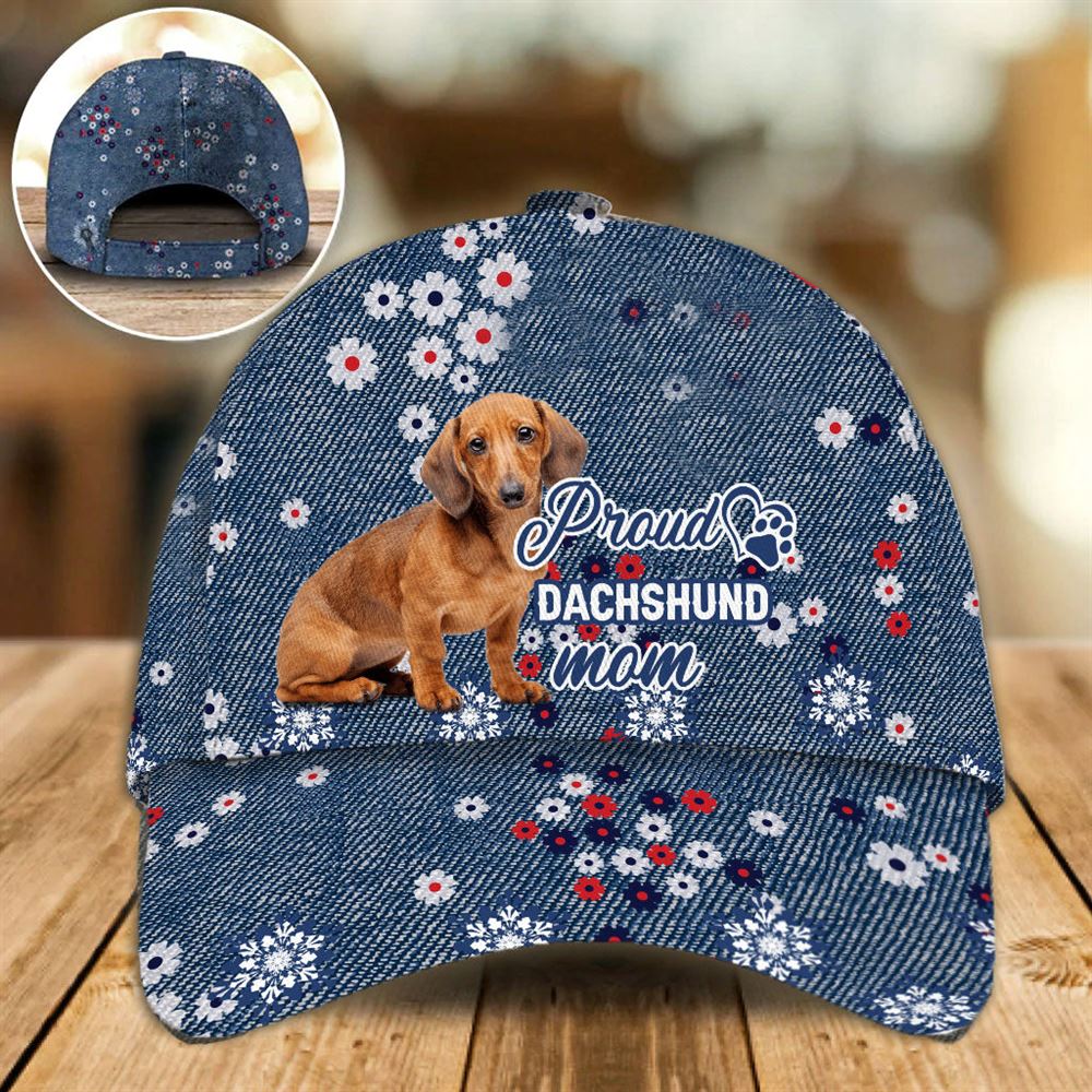 Proud Dachshund Mom Caps, Caps For Dog Lovers, Dog Hats Gift | Inspire ...