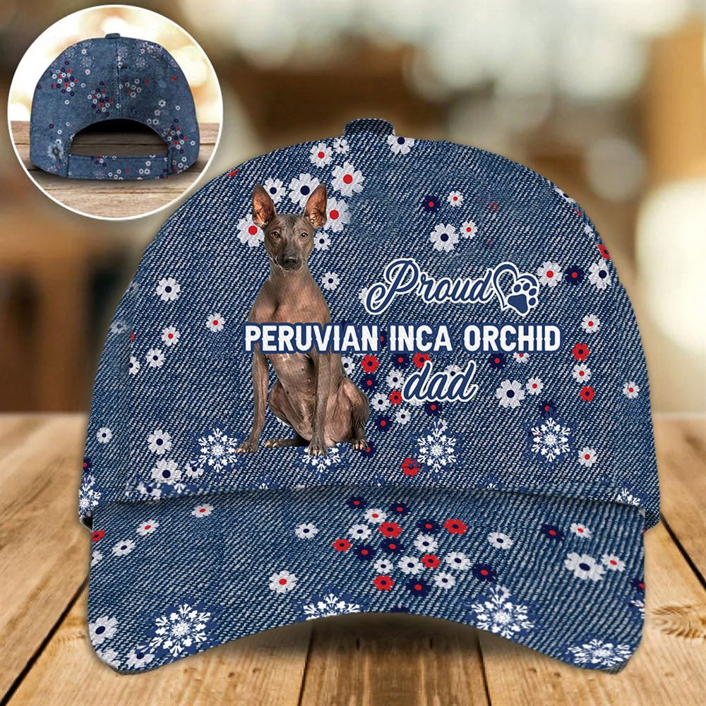 Proud Peruvian Inca Orchid Dad Caps, Caps For Dog Lovers, Cl | Inspire ...
