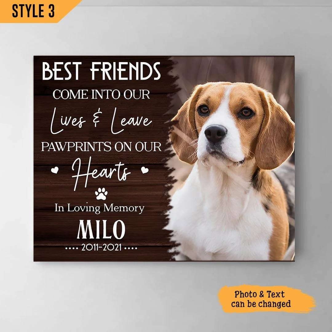Best Friends Come Into Our Lives And Leave Pawprints On Our | Inspire ...