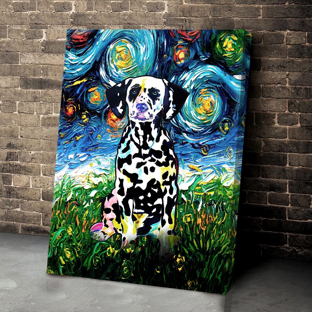 Dalmatian Poster & Matte Canvas, Poster To Print, Gift For D | Inspire ...