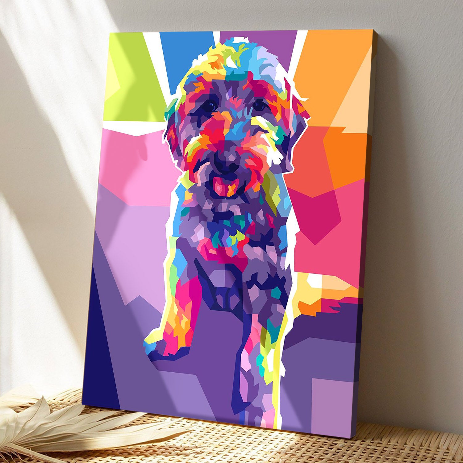 Dog Pet Popart, Dog Canvas Poster, Dog Wall Art, Gifts For D | Inspire ...