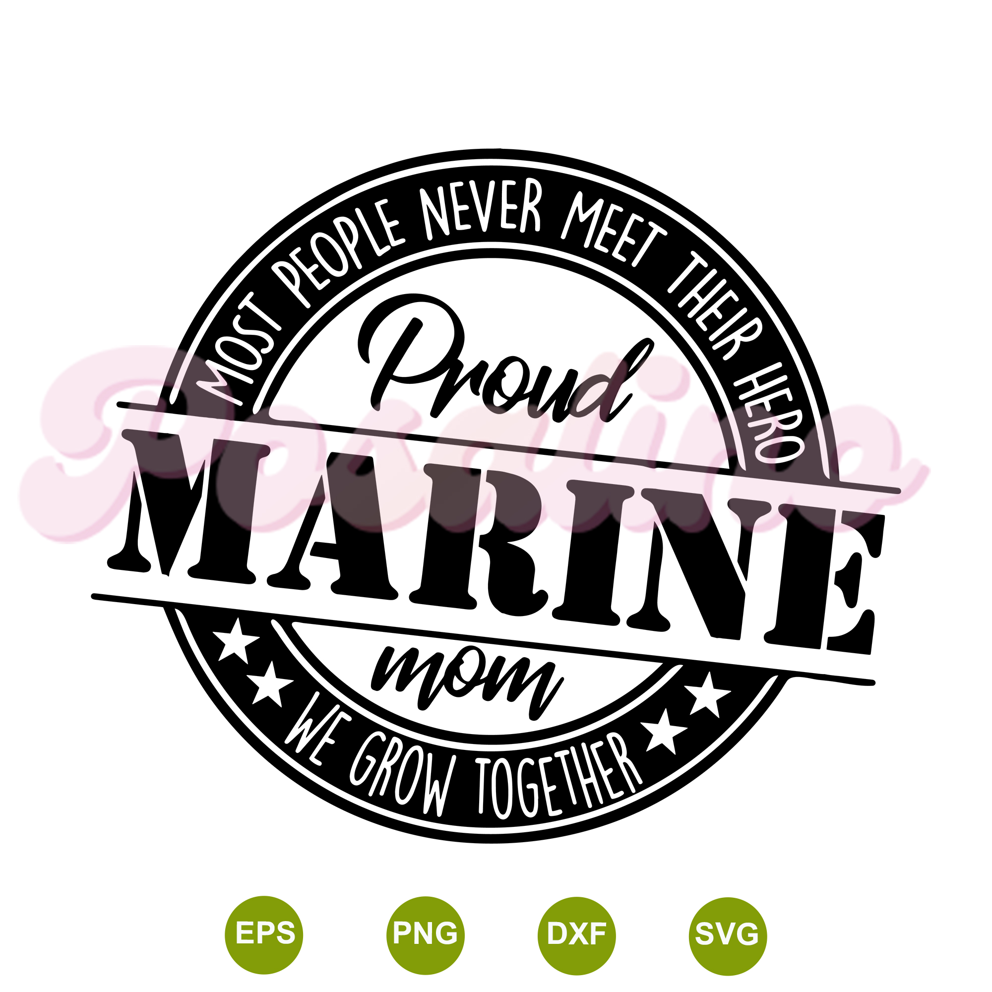 Proud Marine Mom SVG,USMC Semper Fi Svg, Semper Fi Skull Svg | Inspire ...