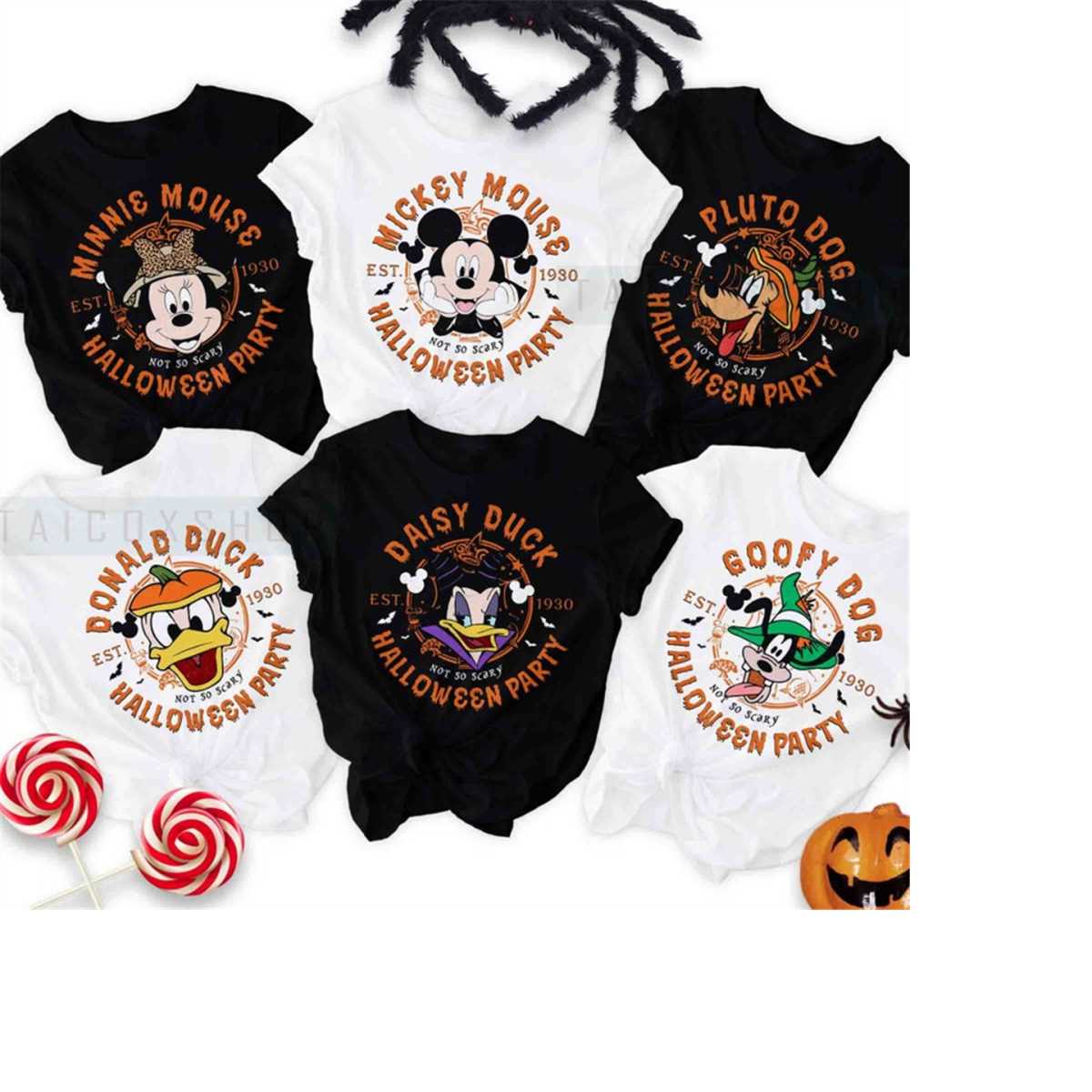 Custom Disney Halloween Shirt, Mickey And Friends Characters | Inspire ...