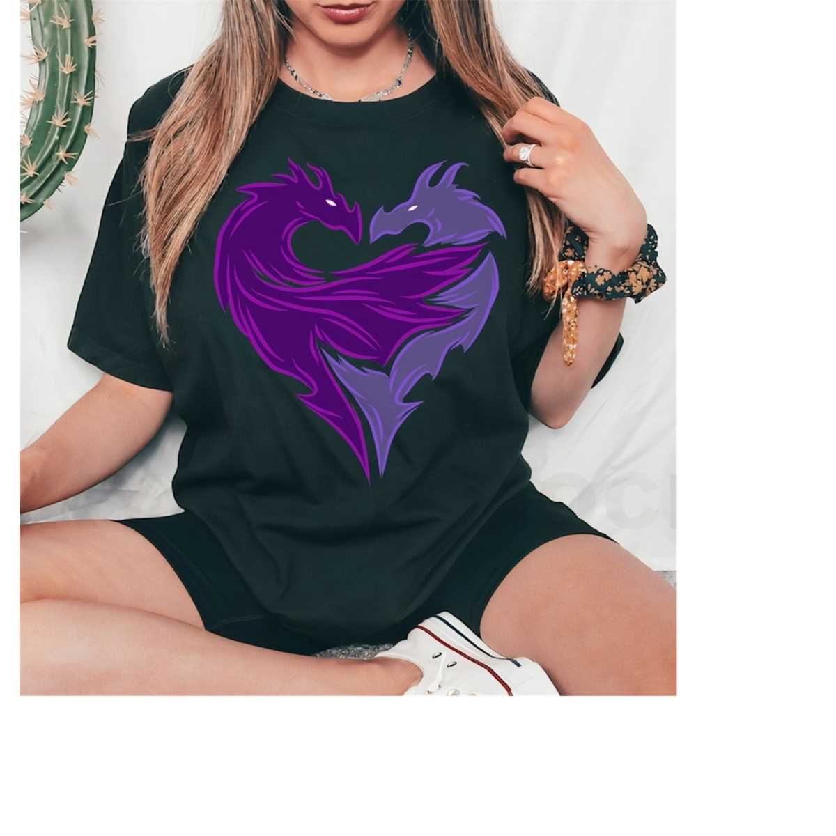 Disney Descendants 2 Mal Dragon T-Shirt, Descendants Shirt, | Inspire ...