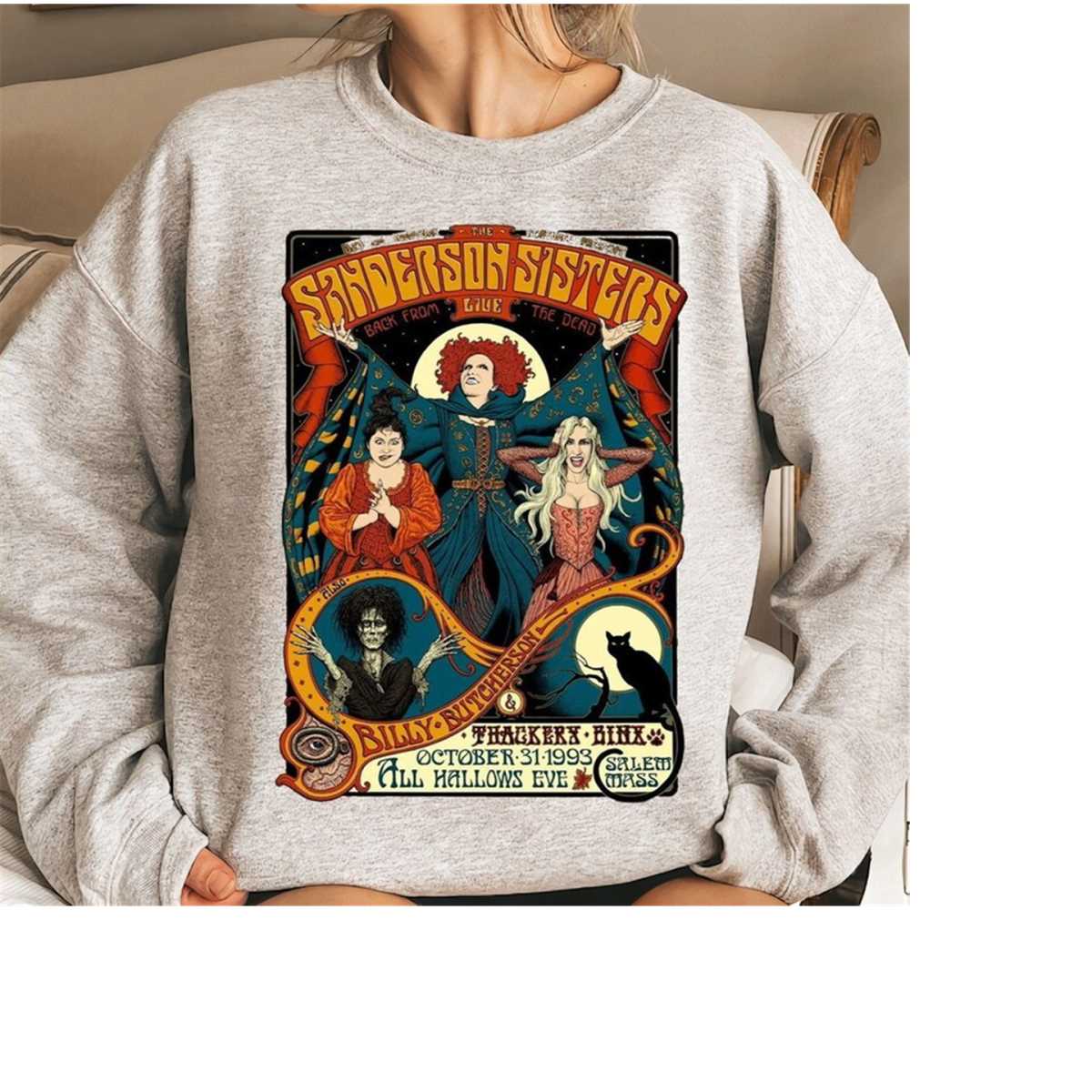 Disney Hocus Pocus Sanderson Sisters Horror Movie Shirt, Its | Inspire ...