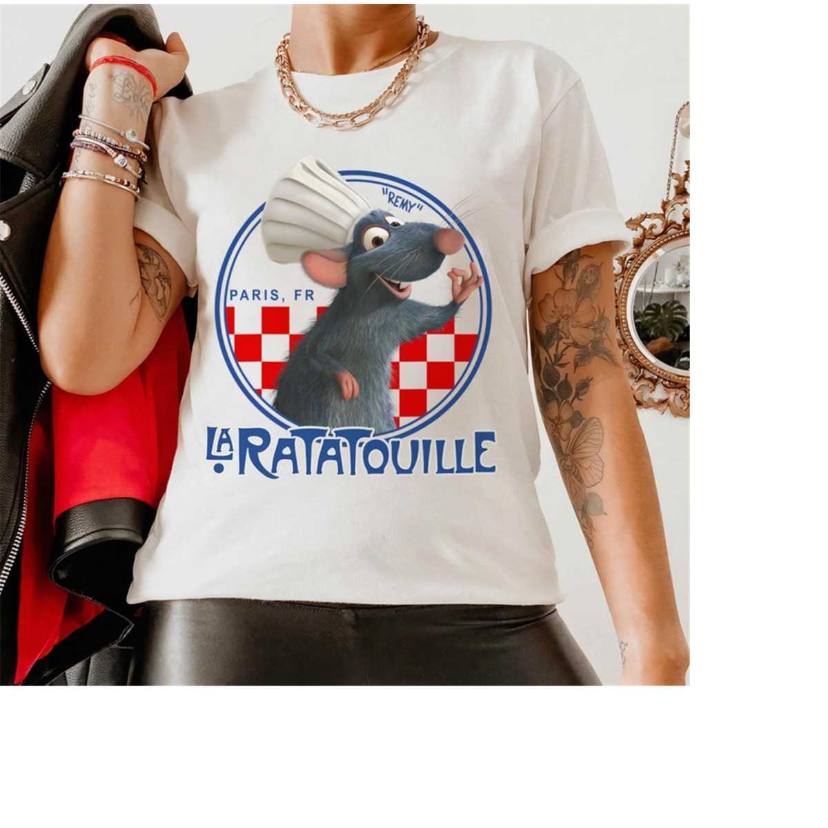 Disney Ratatouille Remy Chef Hat Portrait Graphic Tee Shirt, | Inspire ...