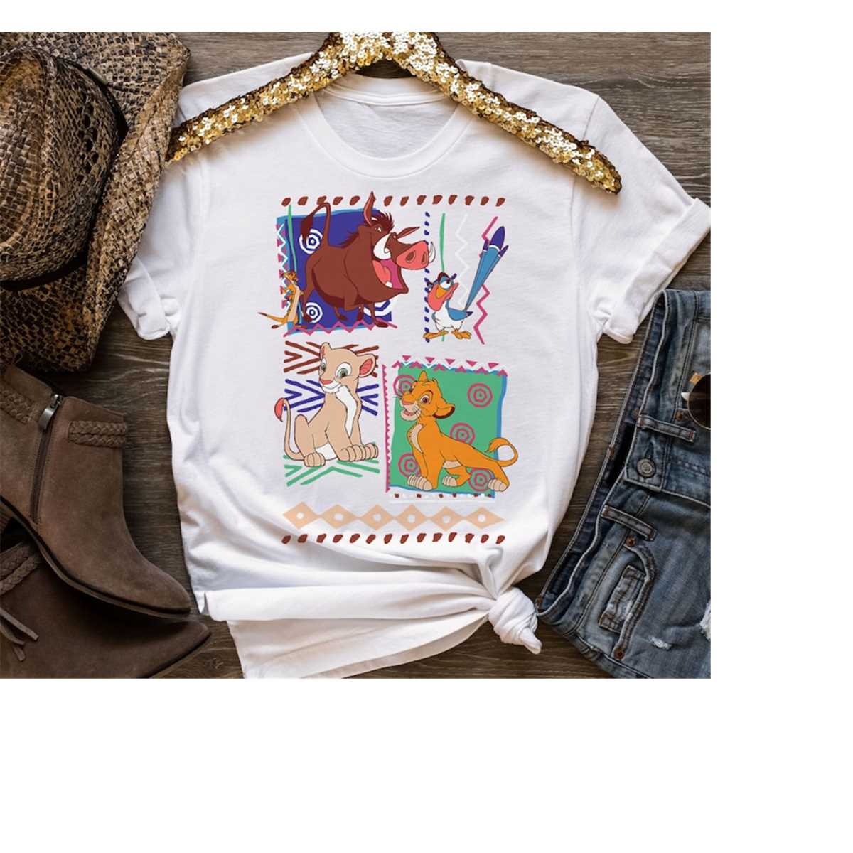 Disney The Lion King Simba Nala Pumbaa And Timon Graphic T-S | Inspire ...