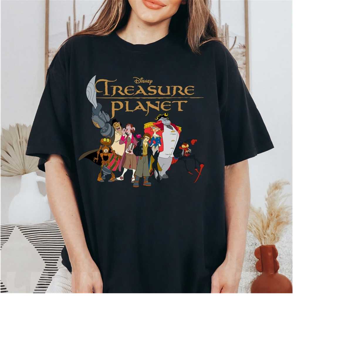 Disney Treasure Planet Logo and Characters T-Shirt, Disneyla | Inspire ...