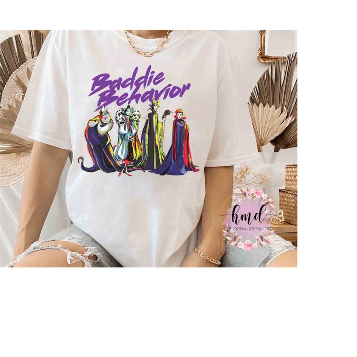 Disney Villains Characters Baddie Behavior T-shirt, Ursula C | Inspire ...