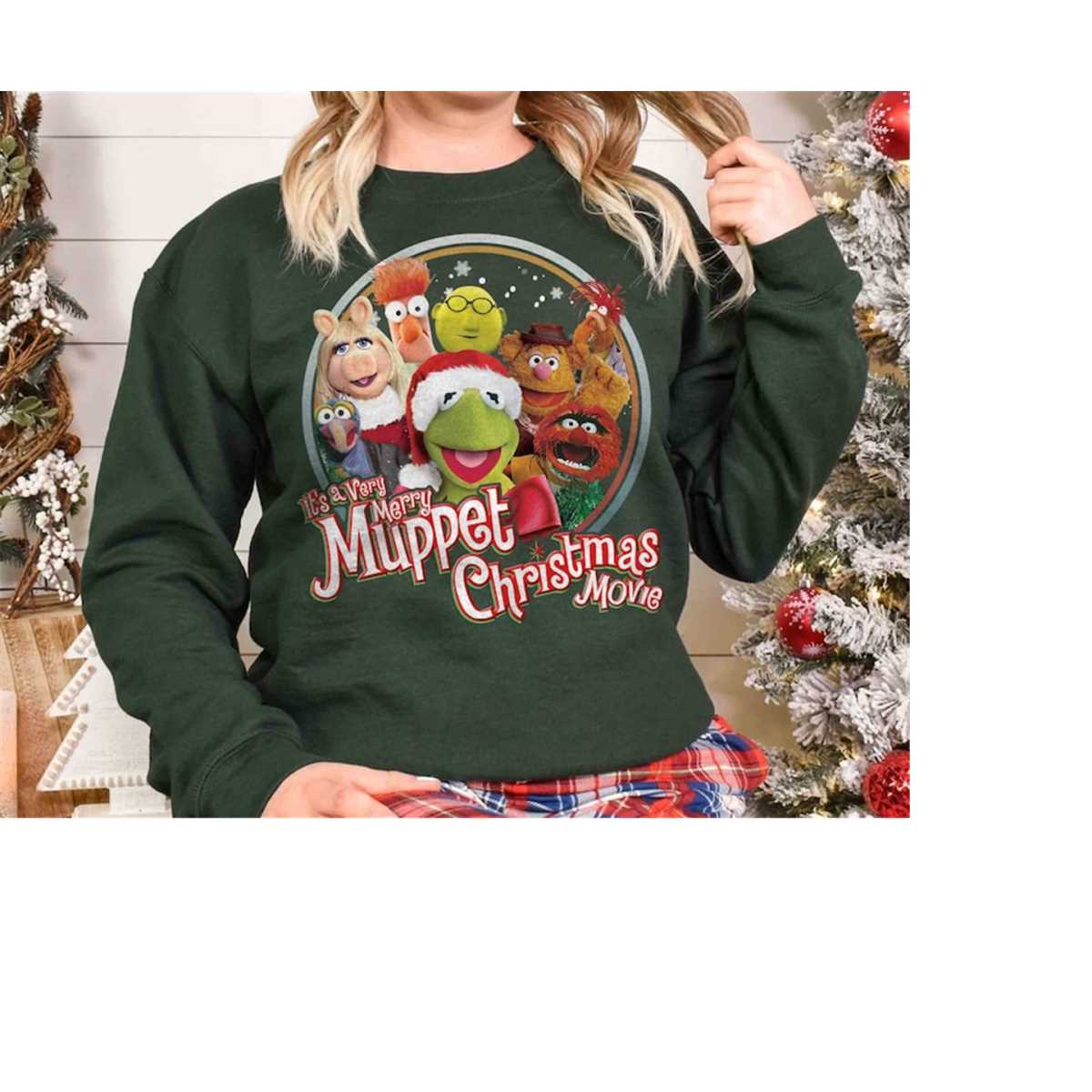 Retro 90s Its a Very Merry Muppet Christmas Movie Vintage T- | Inspire ...