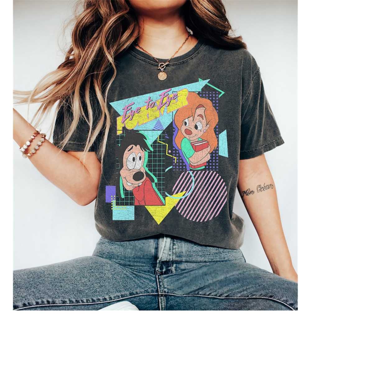 Disney A Goofy Movie Max Roxanne Eye To Eye Forever TShirt, | Inspire ...