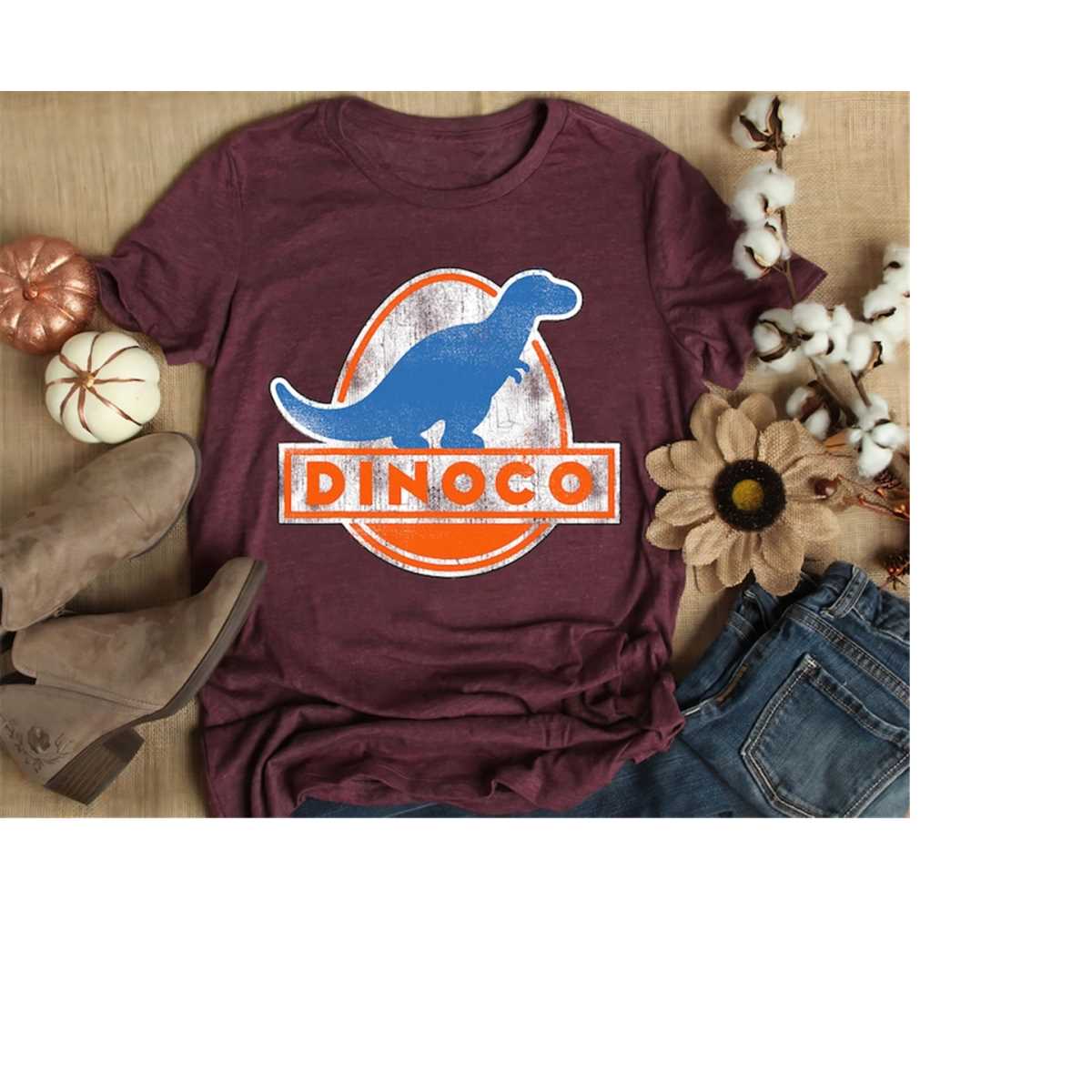 Disney Pixar Cars Iconic DINOCO Dinosaur Logo TShirt, Disney - Inspire ...