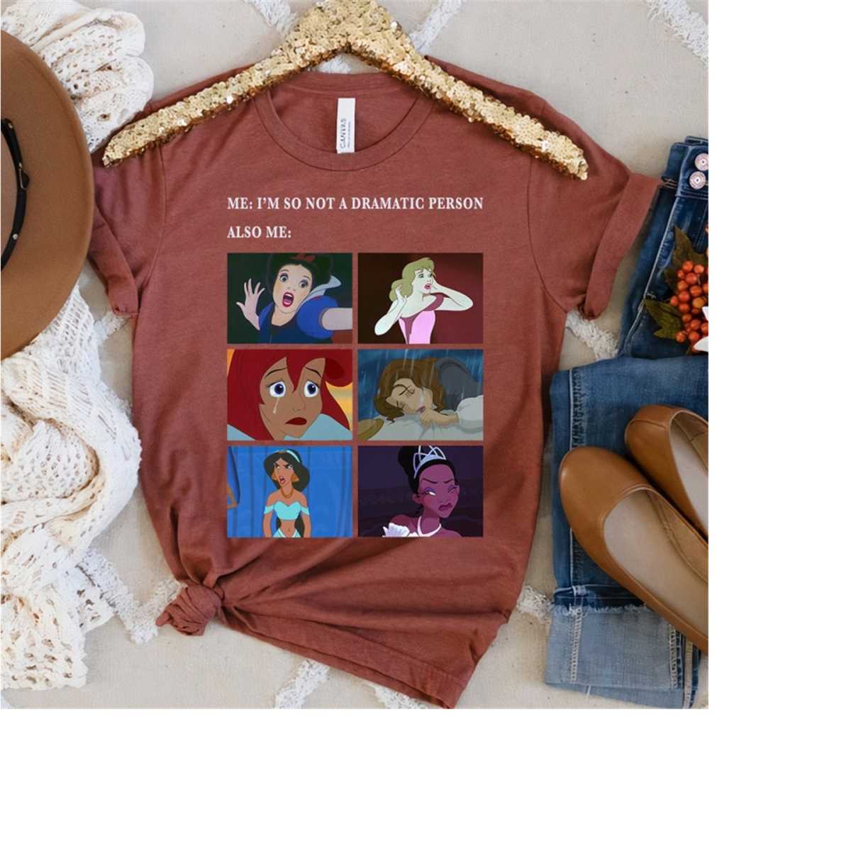 Disney Princess Not Dramatic Meme Panel TShirt, Disney Trip | Inspire ...