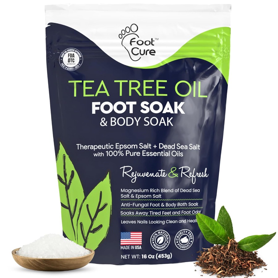 Tea Tree Oil Foot Soak for Toenail Repair & Tired Feet | Inspire Uplift