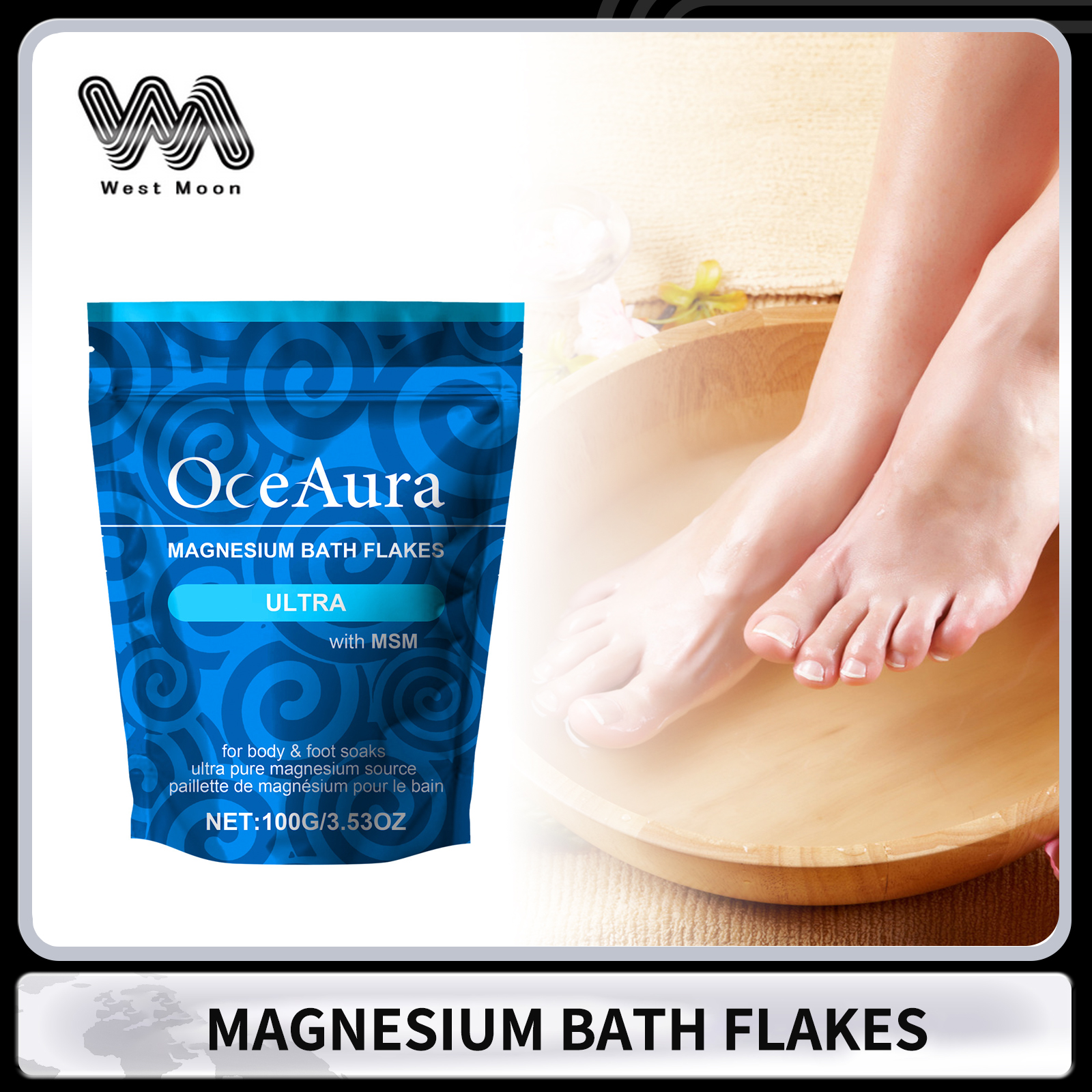 Magnesium Bath Salt Tablets for Skin Care & Fatigue | Inspire Uplift