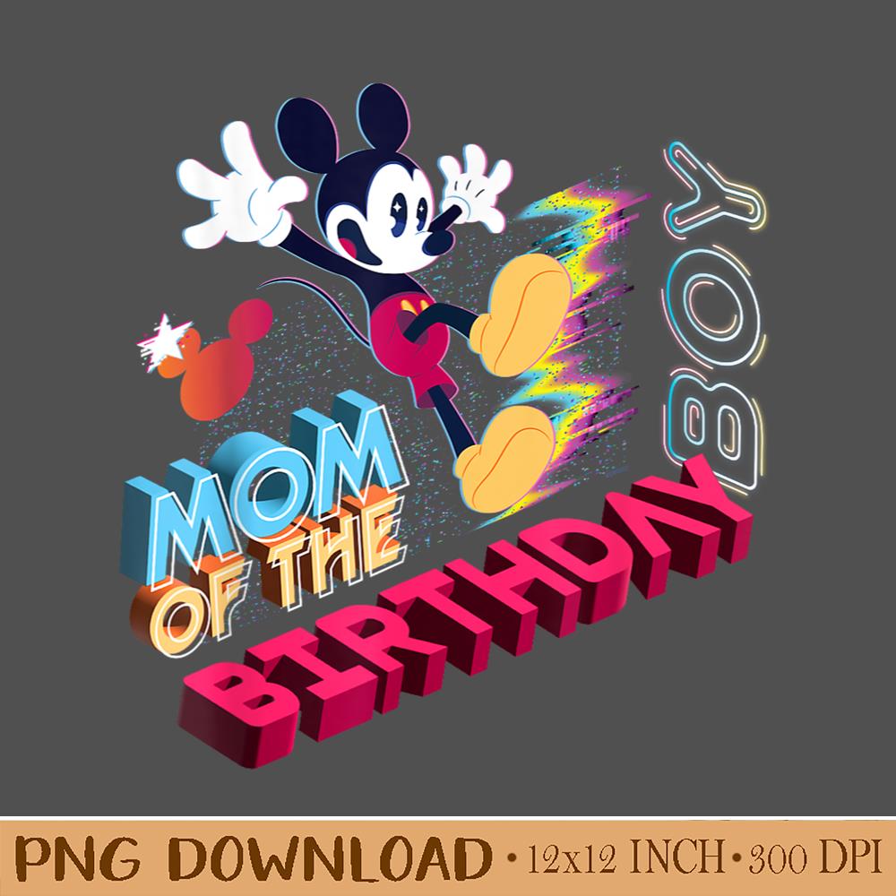 Disney Mickey Mouse Family Star Mom of the Birthday Boy Desi - Inspire ...