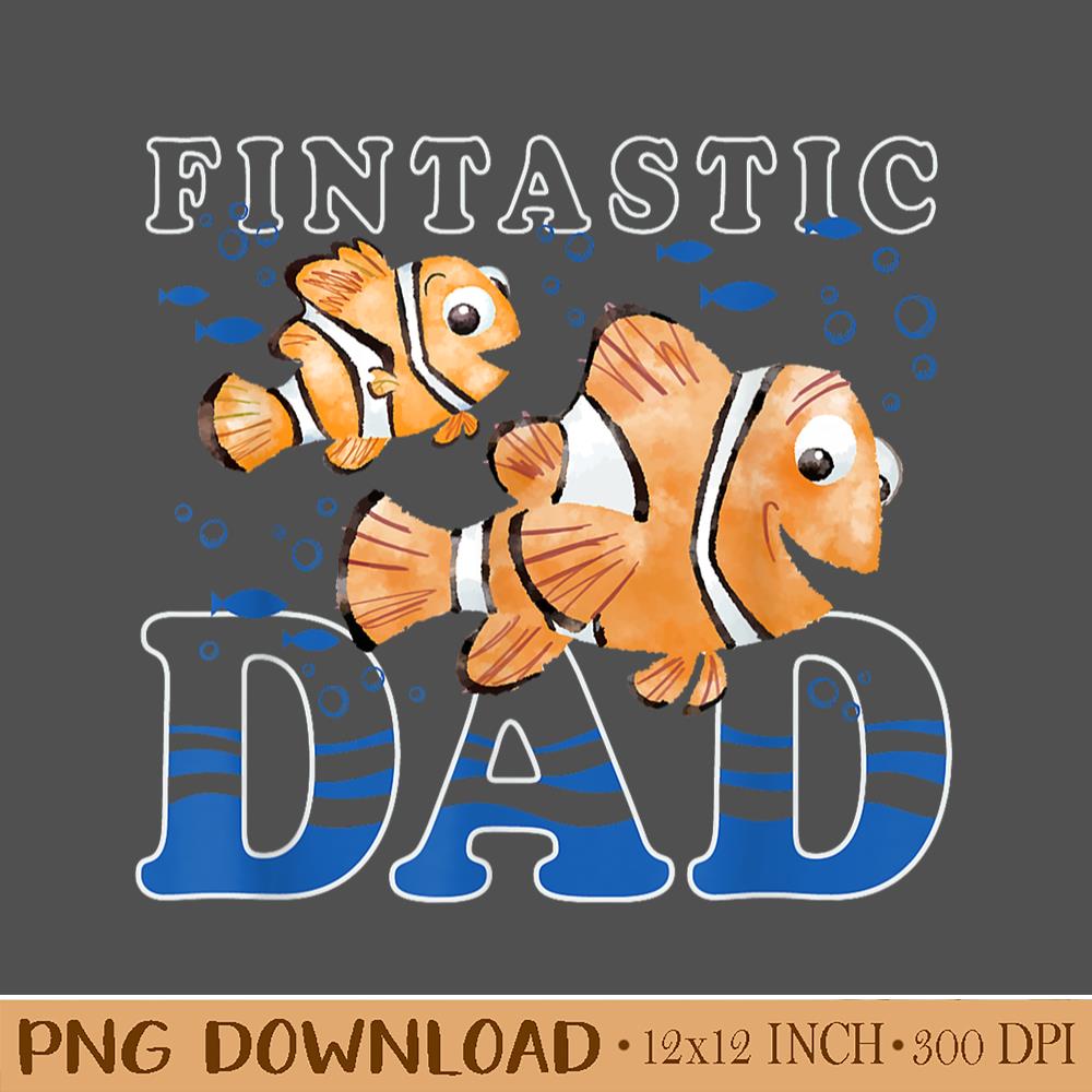 Disney and Pixar's Finding Nemo Fintastic Dad Design PNG. In - Inspire ...