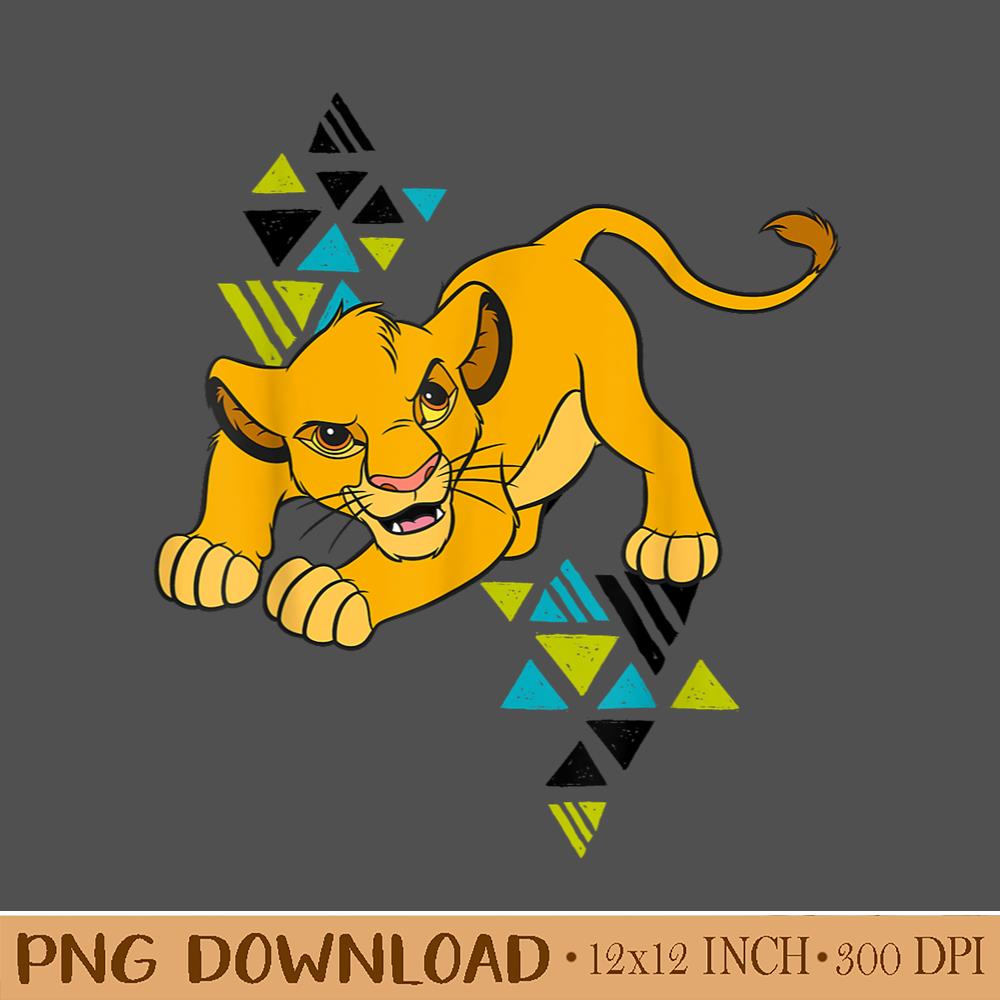 Disney The Lion King Young Simba In Action 90s Retro TShirt | Inspire ...