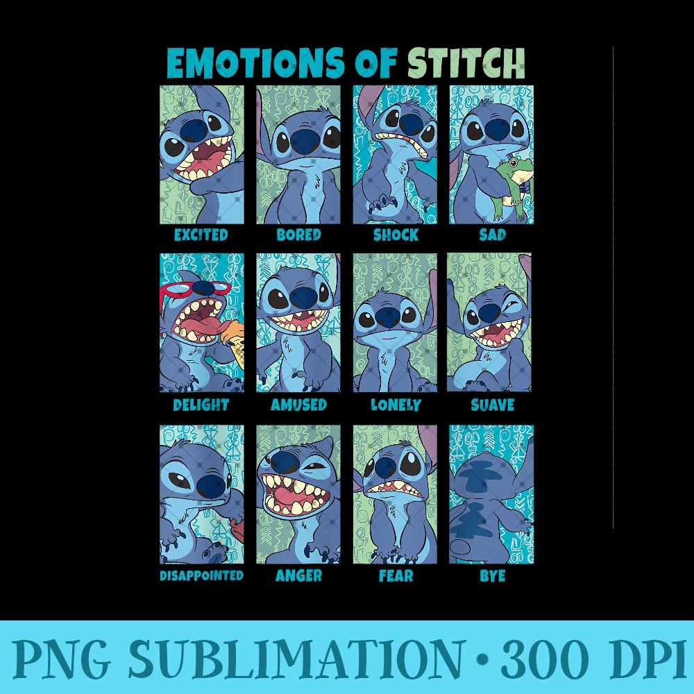 Disney Lilo And Stitch Emotions Of Stitch Box Up Panels - Re | Inspire ...
