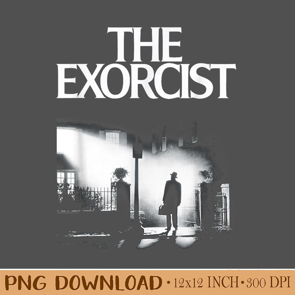 The Exorcist Poster Design PNG. Instant Download - Inspire Uplift