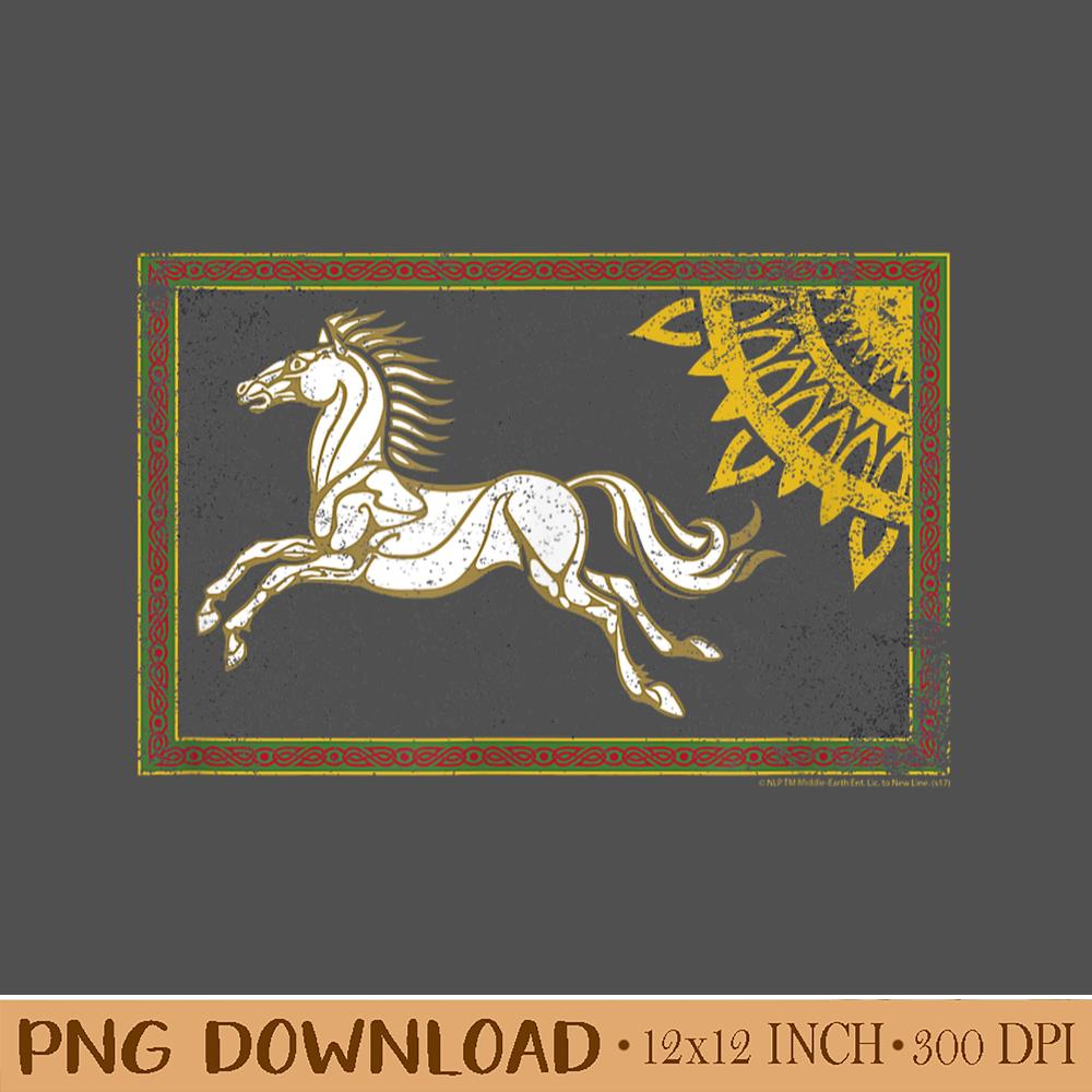 Lord of the Rings Rohan Banner Design PNG. Instant Download | Inspire ...