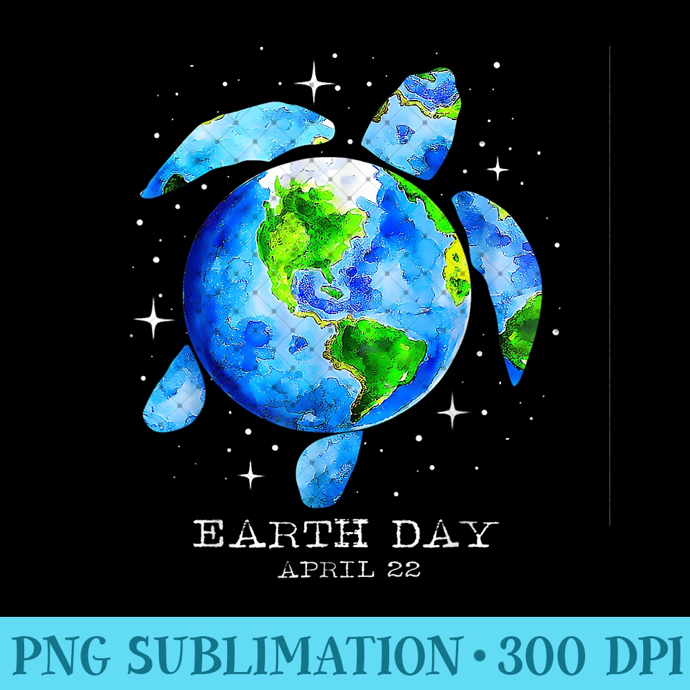 Earth Day 2024 Restore Earth Sea Turtle Art Save the Planet - Inspire ...