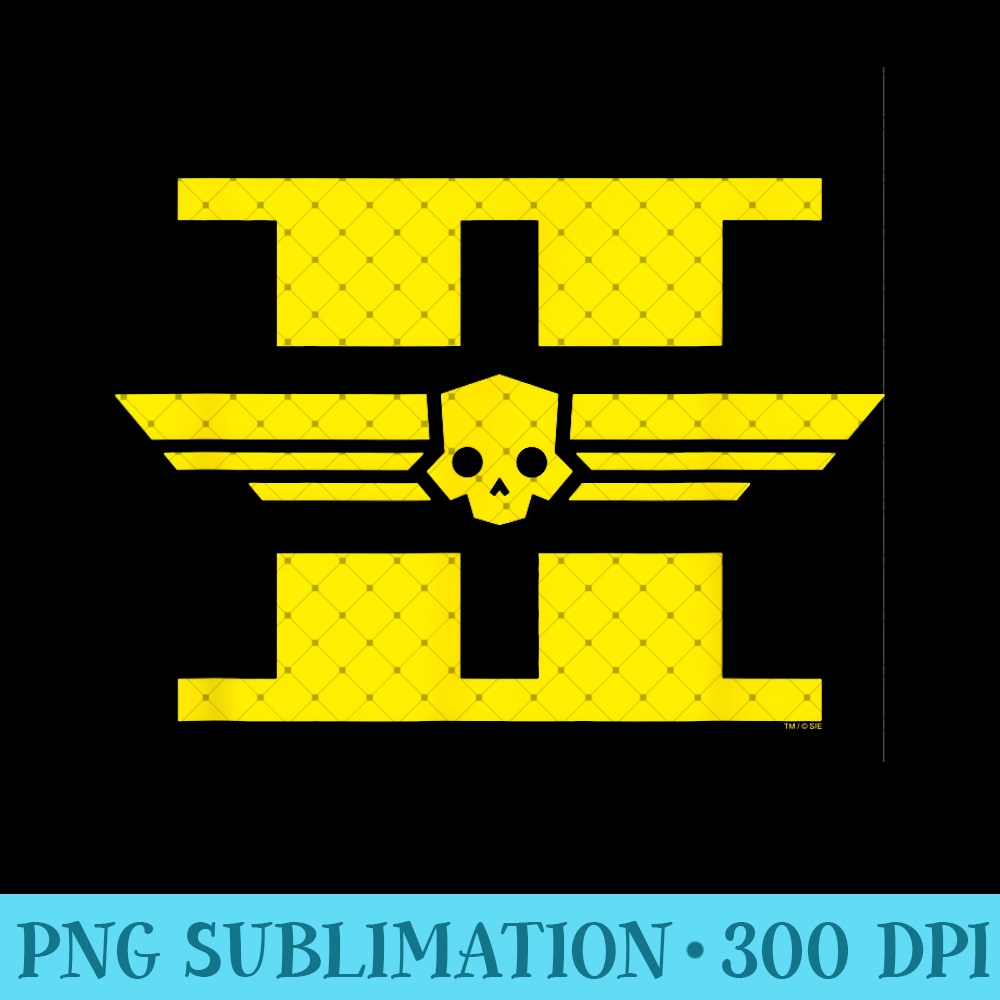 Helldivers 2 Sony PlayStation Video Game Yellow Icon Logo - | Inspire ...